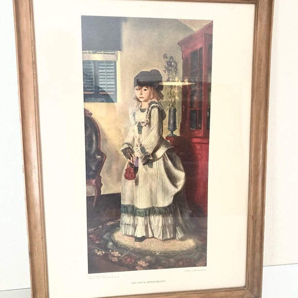 Art | Lady Jean By George Bellows 194 Colorprint No 75 Framed Stephen C ...